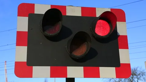 An unmanned Level crossing, East Coast M... | Stock Video | Pond5