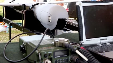 An unmanned surveillance and reconnaissa... | Stock Video | Pond5
