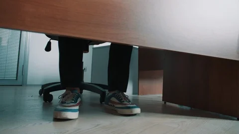 Unrecognisable office worker stomping le... | Stock Video | Pond5