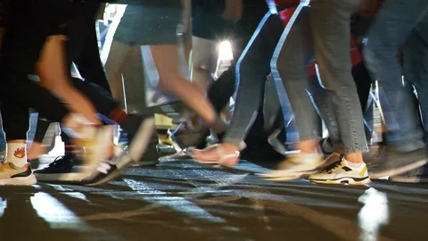 Pedestrian In Road Stock Videos – Royalty-Free HD & 4K Videos | Pond5