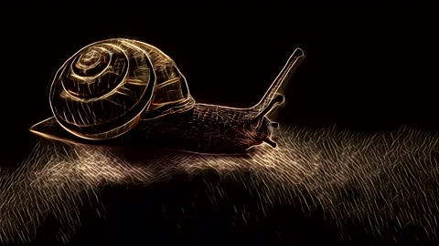 Unusual and unique animation of virtual ... | Stock Video | Pond5