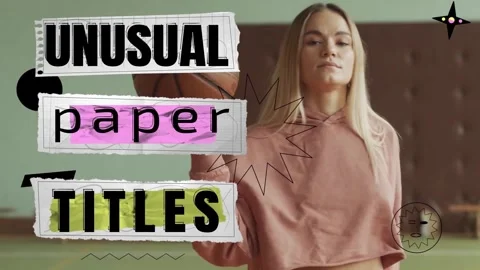 Unusual Paper Titles ~ After Effects Template #266008527