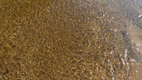 unusual patterns on the surface of the w... | Stock Video | Pond5