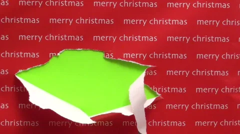 Unwrapping gift green screen V2 - HD | Stock Video | Pond5