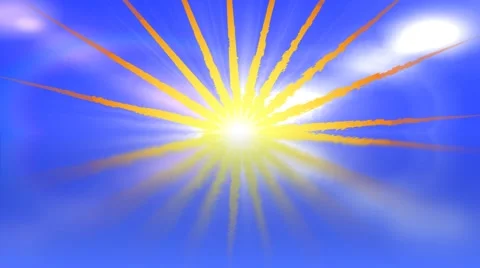 uplifting sun rays animated abstract mot... | Stock Video | Pond5