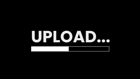 Upload Progress Bar animation. | Stock Video | Pond5