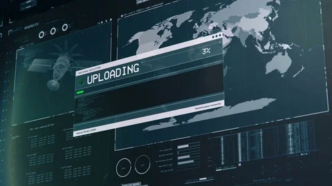Uploading Screen Stock Footage ~ Royalty Free Stock Videos | Pond5