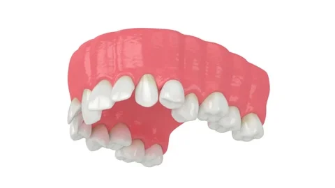 Crooked Teeth Animation Stock Footage ~ Royalty Free Stock Videos | Pond5