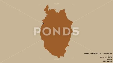 Upper Takutu-Upper Essequibo - Guyana. Bounding box. Pattern ...