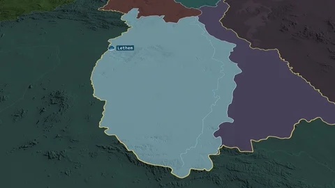 Upper Takutu-Upper Essequibo - region of... | Stock Video | Pond5