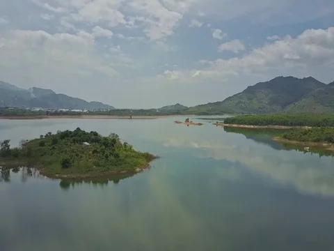 Upper View Fantastic Sky and Clouds Refl... | Stock Video | Pond5