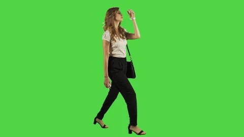 An upset young businesswoman walking and... | Stock Video | Pond5