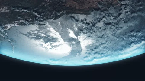Upside Down Earth from Space with Earth ... | Stock Video | Pond5