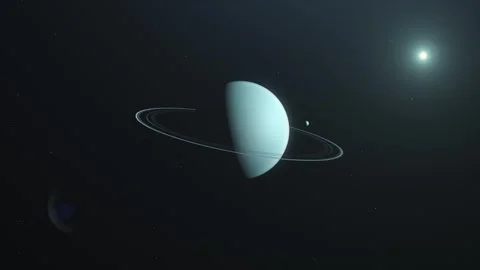 Planet Uranus Zoom Stock Footage ~ Royalty Free Stock Videos | Pond5