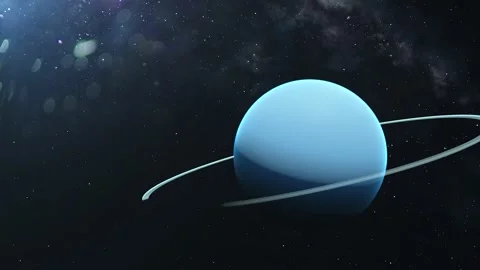 Uranus planet, Spinning Uranus Animation | Stock Video | Pond5