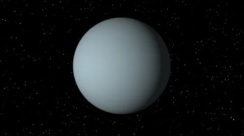 Uranus Rotating Seamless Loop 4K UHD | Stock Video | Pond5