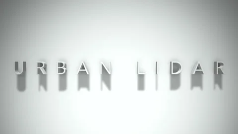 urban lidar 3D title animation with shad... | Stock Video | Pond5
