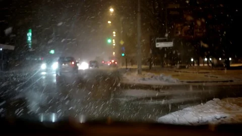 Blizzard Night Stock Video Footage | Royalty Free Blizzard Night Videos ...