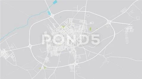 Urban vector city map of Ar Rass, Saudi Arabia, Middle East ~ Clip Art ...