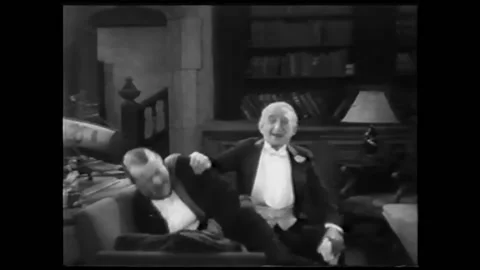 US - 1925 - in this silent comedy, two o... | Stock Video | Pond5