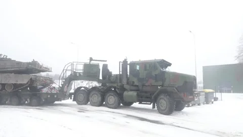 U.S. Army Enhanced Heavy Equipment Trans... | Stock Video | Pond5