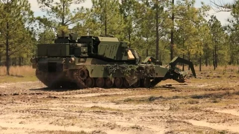 U.S. Army M1150 Assault Breacher Vehicle... | Stock Video | Pond5