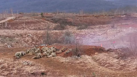 U.S. Army Paratroopers create explosion ... | Stock Video | Pond5