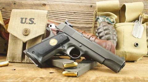 U.S. army soldier's equipment, including... | Stock Video | Pond5