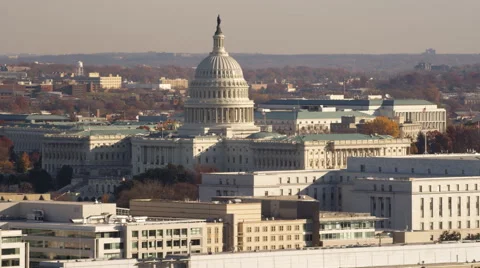 US Capitol Building with Rayburn House O... | Stock Video | Pond5