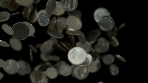 Coins Flying Stock Video Footage | Royalty Free Coins Flying Videos | Pond5