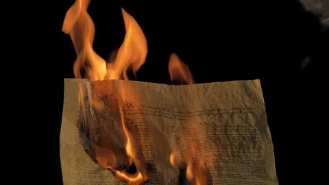 Constitution Burning Stock Video Footage | Royalty Free Constitution ...