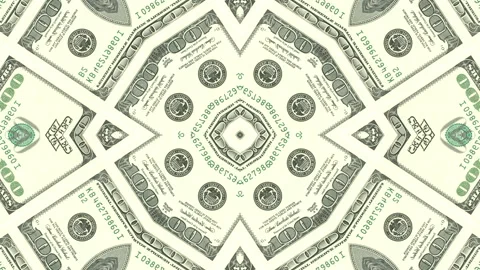 US Dollar money bill mosaic in abstract ... | Stock Video | Pond5