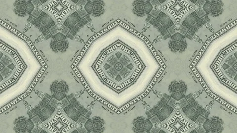 US Dollar money bill mosaic in abstract ... | Stock Video | Pond5