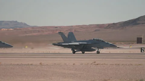 US fighter jet military airplanes moving... | Stock Video | Pond5