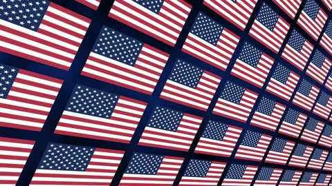 Animated American Flag Wallpaper