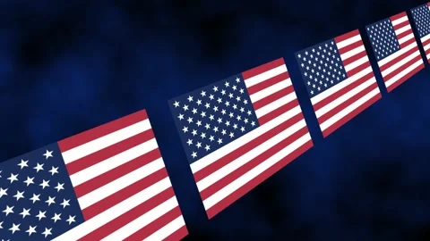 Animated Us Flag Stock Video Footage | Royalty Free Animated Us Flag ...