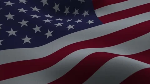 US Flag waving - Flag of united states ... | Stock Video | Pond5