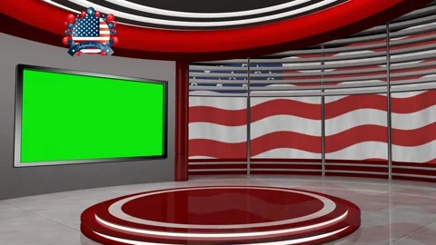 US Independence Day 04 - Virtual Green S... | Stock Video | Pond5