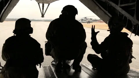 U.S. Marine HMH 464 Squadron conducts a ... | Stock Video | Pond5