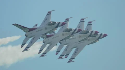 US military airplane fighter jet Thunder... | Stock Video | Pond5
