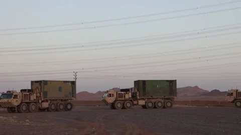 Military Convoy Desert Stock Footage ~ Royalty Free Stock Videos | Pond5