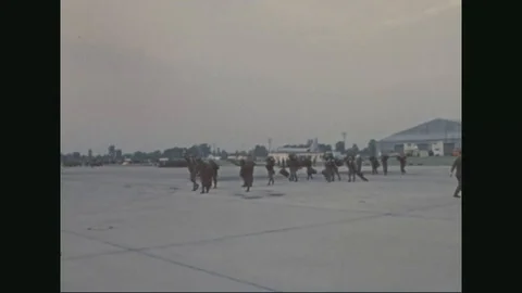 U.S. Military soldiers embark into U.S. ... | Stock Video | Pond5