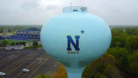 US Naval Academy Water Tower Still Video... | Stock Video | Pond5