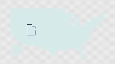 US utah state map animation. United stat... | Stock Video | Pond5