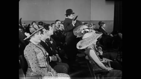 USA - 1925 - In this comedy film, a fat ... | Stock Video | Pond5