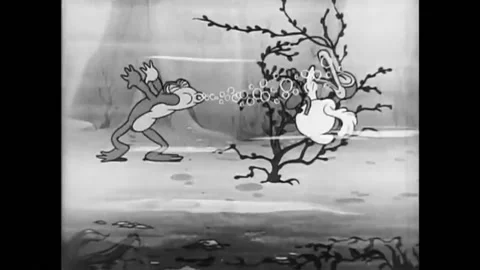 USA - 1934 - In this animated film a duc... | Stock Video | Pond5