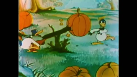 USA - 1935 - In this animated film, duck... | Stock Video | Pond5