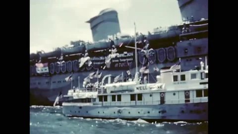 USA - 1946 - Wartime insignias are remov... | Stock Video | Pond5