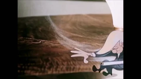 USA - 1949 - An animated professor takes... | Stock Video | Pond5