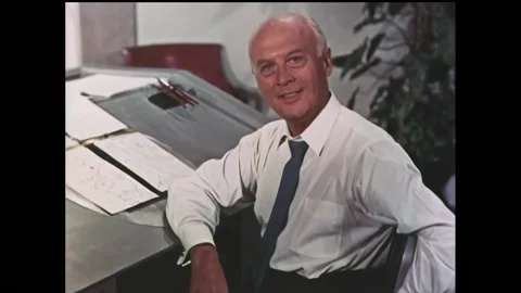 USA - 1957 - Walter Lantz explains the c... | Stock Video | Pond5